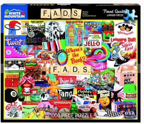 PUZZLES / GAMES : Fads Puzzle