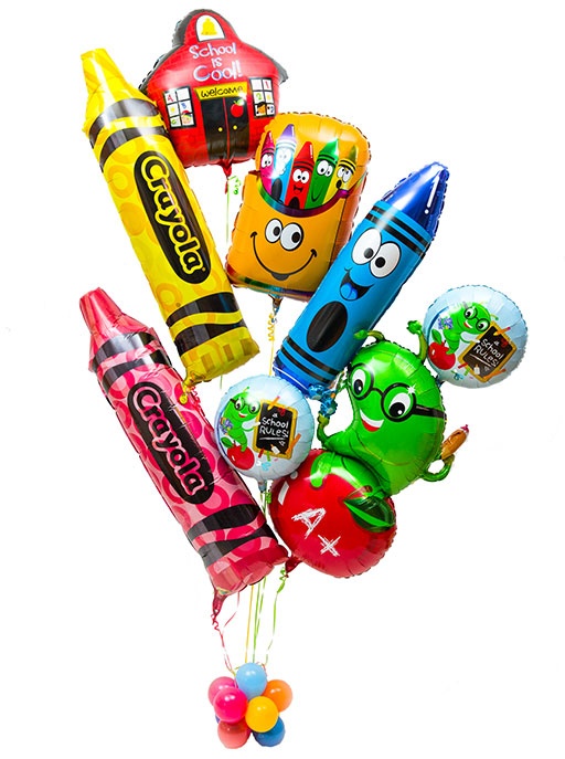BACK TO SCHOOL BALLOONS : Bookworm Bouquet